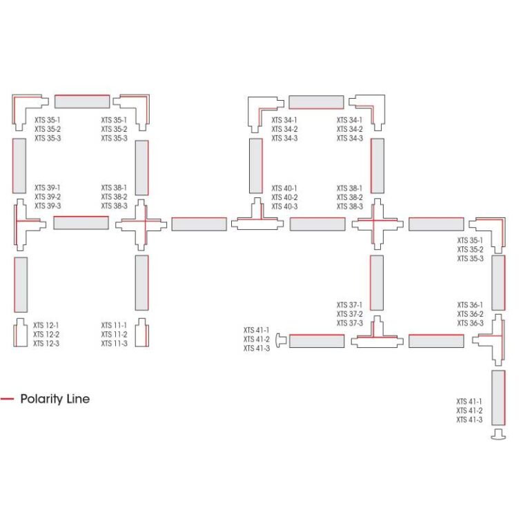 Nordic Aluminium GLOBAL Trac Pro Kreuzstück X-Verbinder Weiß